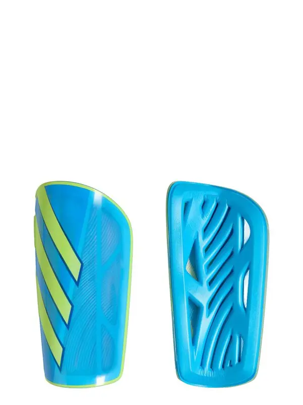 Adidas Tiro Shinguard League - Lucid Aquamarine / Lucid Ray Blue / Solar Yellow / Dusky Petrol