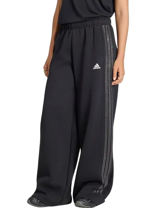 Adidas Teamgeist Rhinestone Trackpants - Black