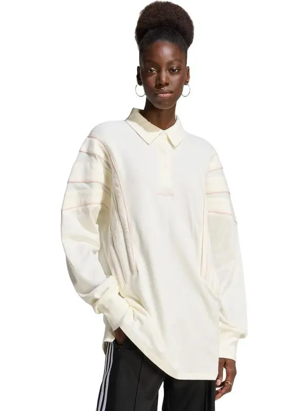 Adidas Santiago Longsleeve Top - Off White