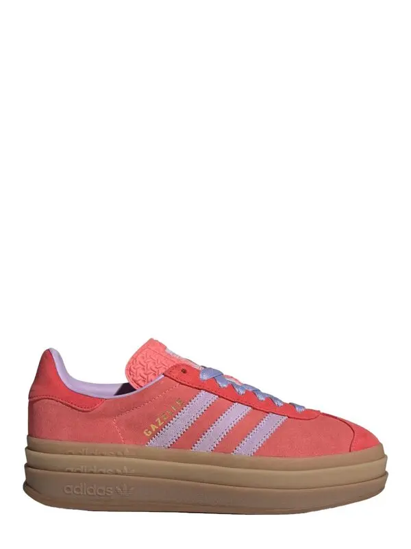 Adidas Gazelle Bold Shoes - Semi Flash Red / Powder Plum / Semi Lucid Red