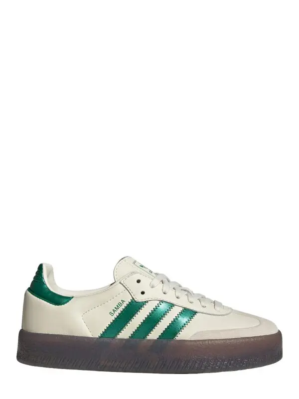 Adidas Sambae Sneakers - Cream White / Bold Green / Collegiate Green