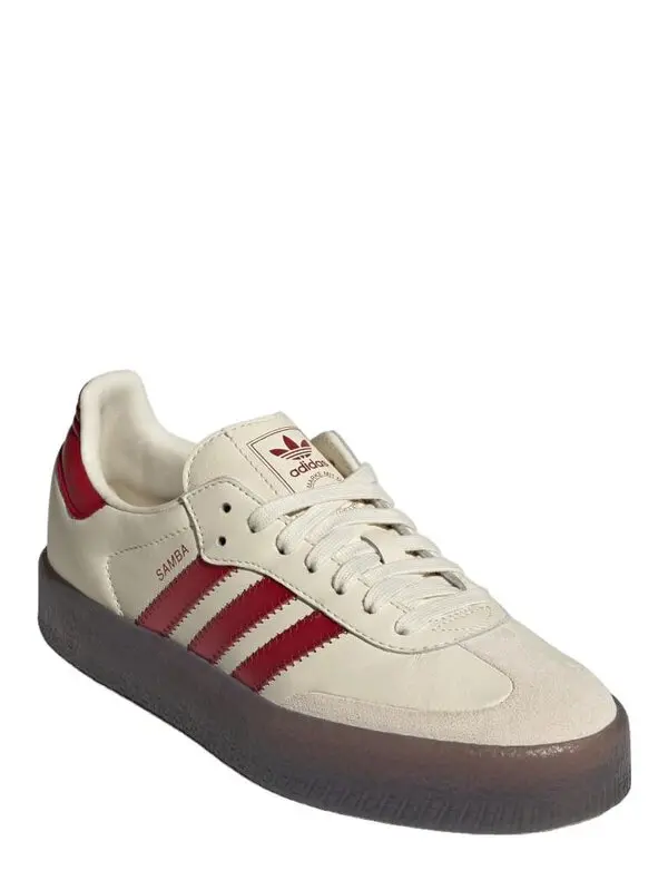Adidas Sambae Sneakers - Cream White / Team Victory Red / Shadow Red