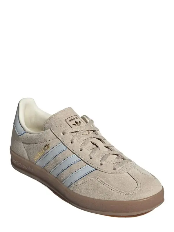 Adidas Gazelle Indoor Sneakers - Wonder Beige / Halo Blue / Gum
