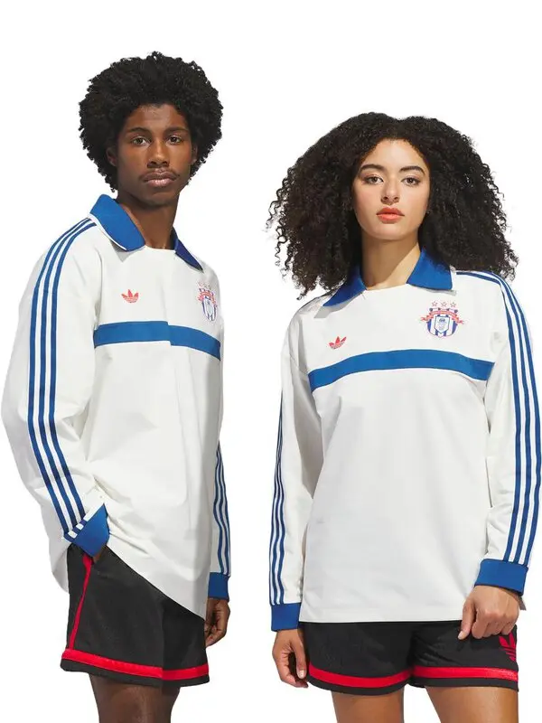 Adidas Originals Basketball Courtside Polo Shirt - Off White