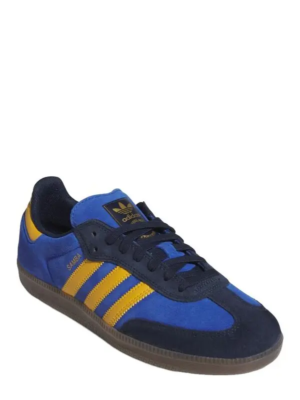Adidas Samba Adv Shoes - Collegiate Navy / Preloved Yellow / Royal Blue