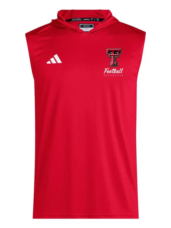 Adidas D4t Sleeveless Hoodie - Team Power Red / White / Ncaa-txt-766