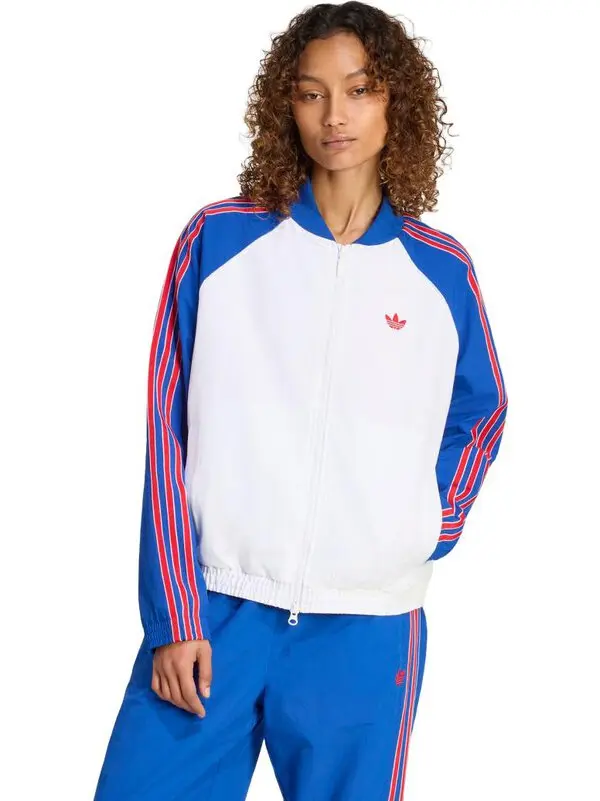 Adidas Sst Track Top - White / Collegiate Royal