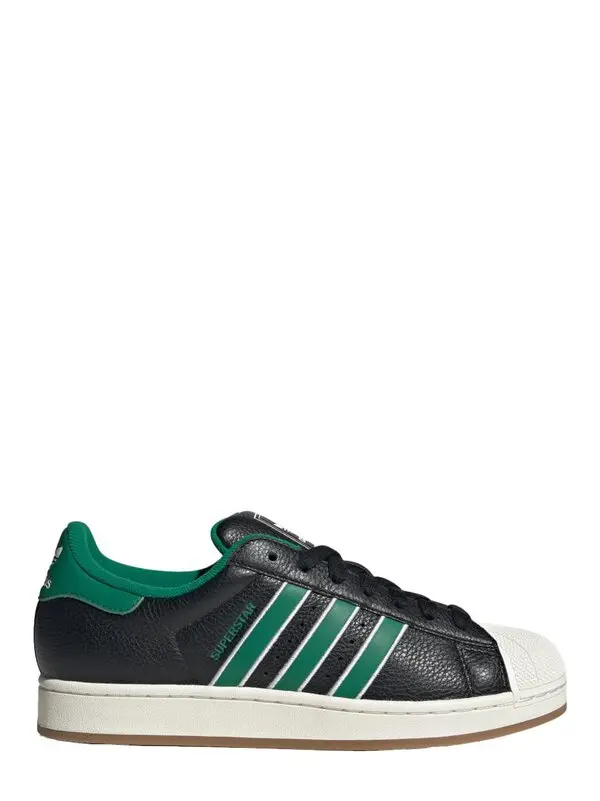 Adidas Superstar Ii Shoes - Core Black / Bold Green / Cloud White