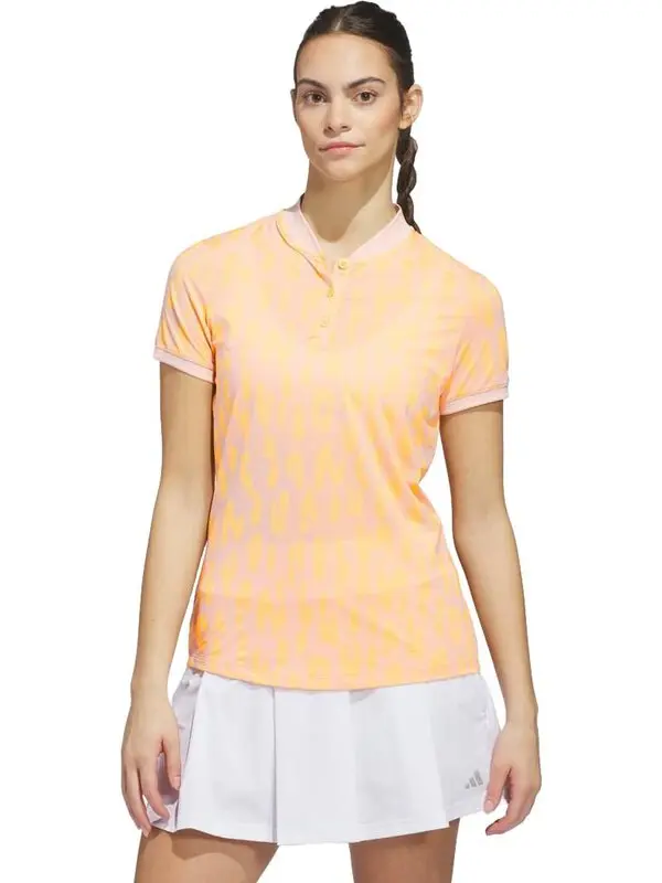 Adidas Ultimate365 Jacquard Climacool Polo Shirt - Blush Pink