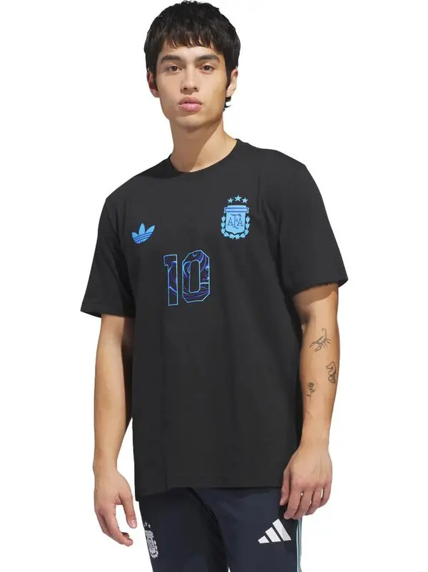 Adidas Messi N&n Away Graphic Tee - Black