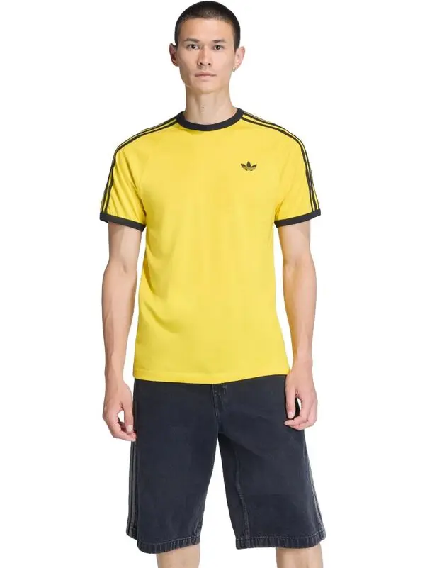 Adidas 3-stripes Tee - Yellow