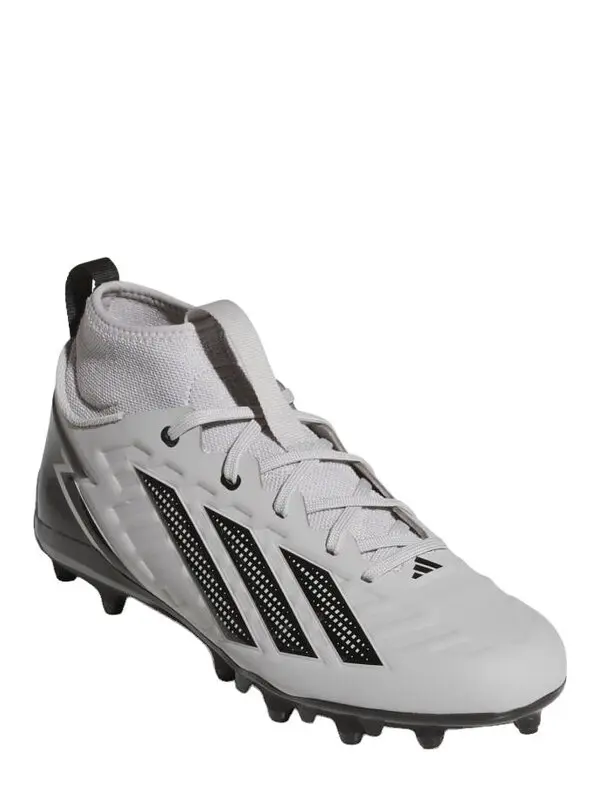 Adidas Adizero Impact.2 Ii Football Cleats - Grey Two / Core Black / Silver Metallic