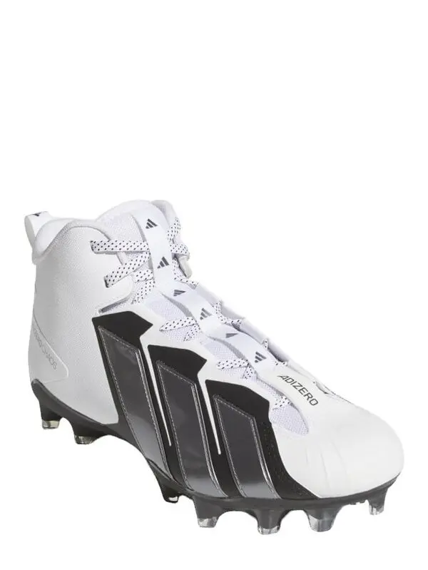 Adidas Adizero Chaos Ii Football Lineman Cleats - Cloud White / Iron Metallic / Cloud White