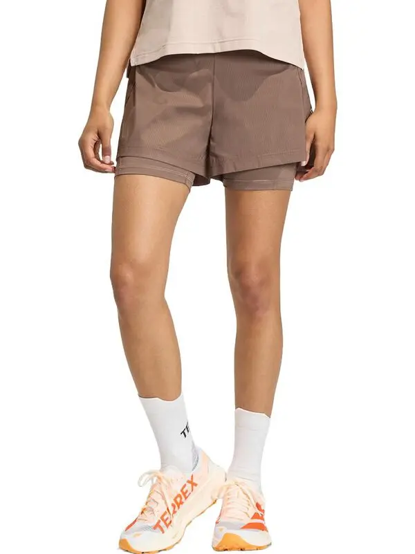 Adidas Terrex Xploric 2in1 Shorts - Earth Strata
