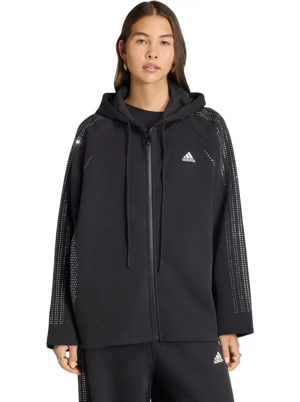Adidas Teamgeist Rhinestone Track Top - Black