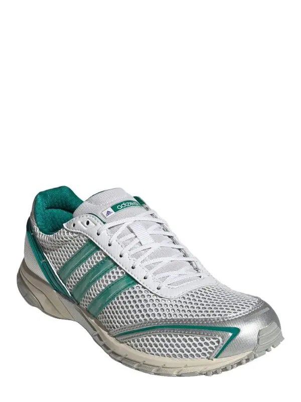 Adidas Adizero Adios Og Sneakers - Silver Metallic / Core Black / Power Green