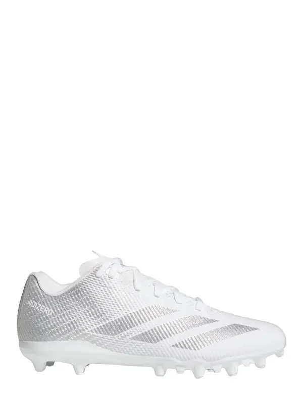 Adidas Adizero Electric.2 Ii American Football Cleats - Cloud White / Silver Metallic / Cloud White