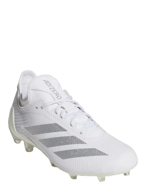 Adidas Adizero Electric.1 Ii Football Cleats - Cloud White / Silver Metallic / Cloud White