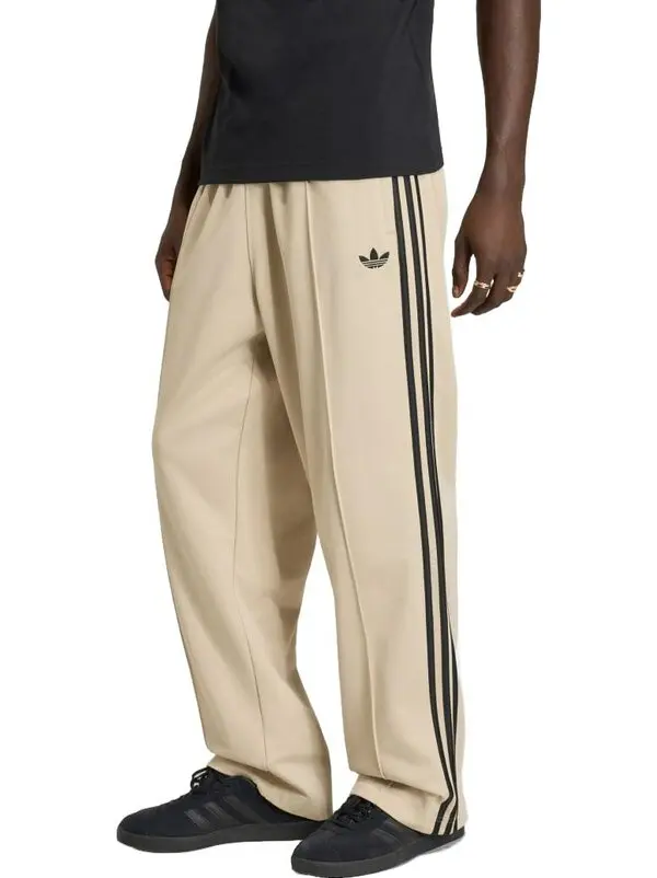 Adidas Baggy Track Pants - Stone Khaki