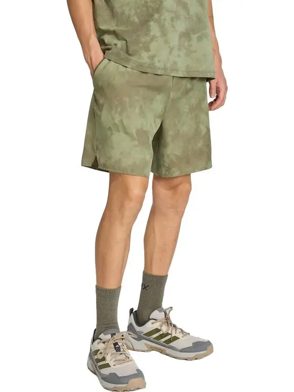 Adidas Terrex Multi Spray Dye Clima365 Shorts - Tent Green / Olive Strata