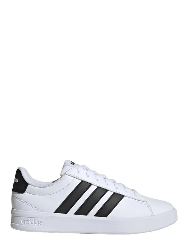 Adidas Grand Court Shoes - Cloud White / Core Black / Cloud White