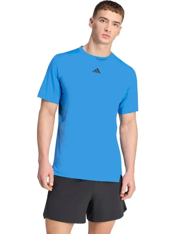 Adidas D4t Power 3 Stripes T-shirt - Ray Blue