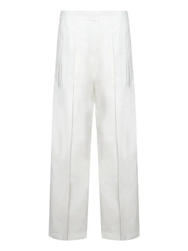 JIL SANDER Trousers - White