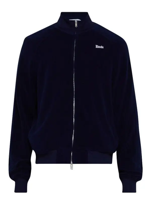 Rhude Hamptons Towel Track Jacket And - Navy