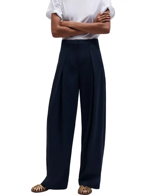 ME+EM Extreme Taper Trousers - Navy