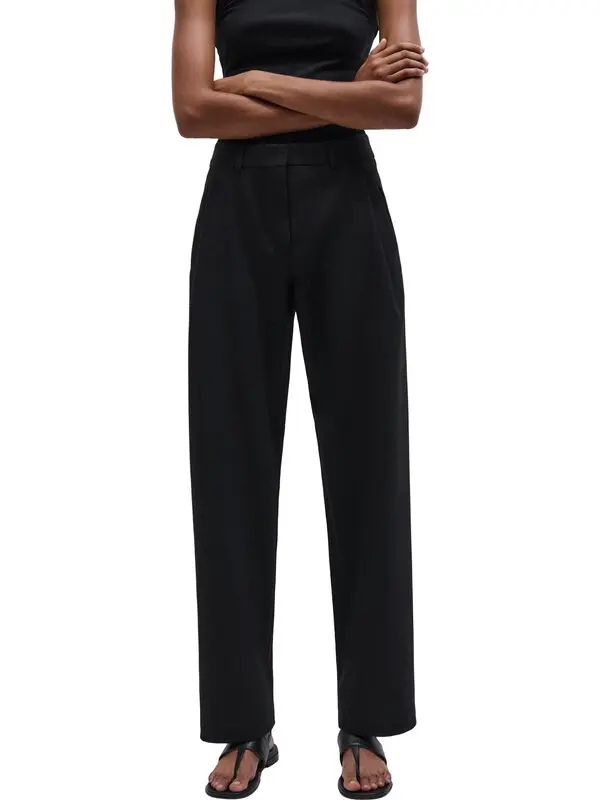 ME+EM Tapered Trousers - Black