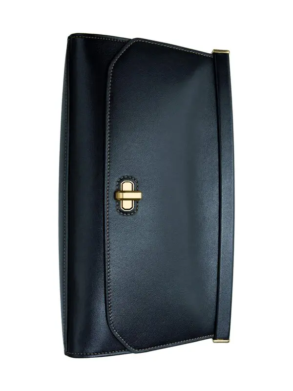 ME+EM Tailored Leather Clutch - Black