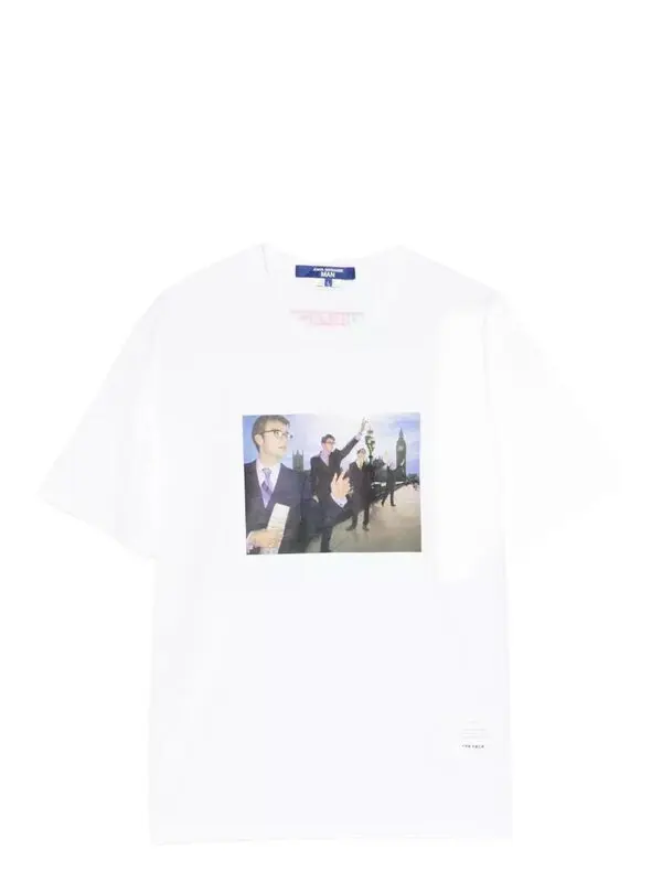 Junya Watanabe Graphic-print T-shirt - Neutrals