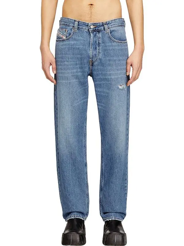DIESEL® Regular-fit Whiskered Jeans - Denim