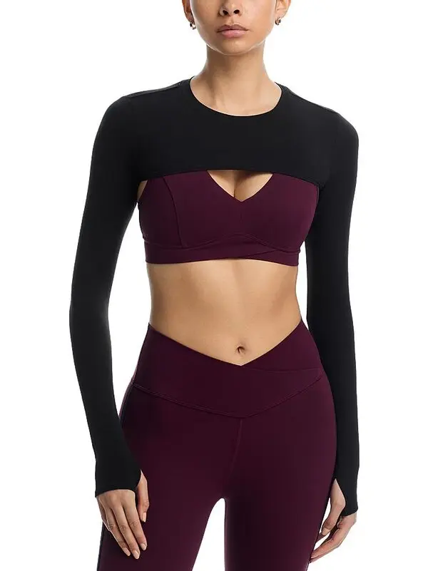Splits59 Amelia Airweight Shrug - Black