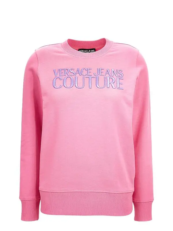 Versace Logo Crewneck Sweatshirt - Orchid