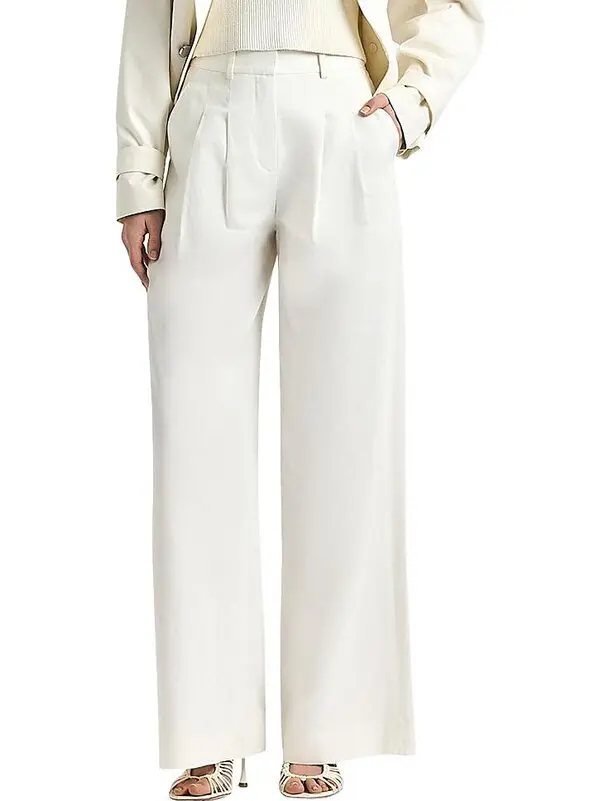 Derek Lam 10 Crosby Juliana Twill Trousers - Soft White