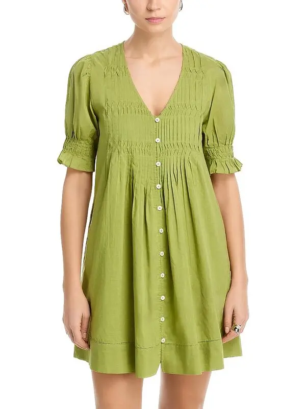 Sea Violet Short Sleeve Dress - Green