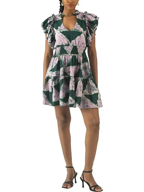 BUSAYO Ifelayo Ruffled Dress - Green
