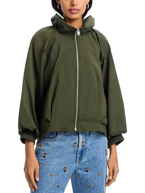 Veronica Beard Circe Zip Jacket - Army