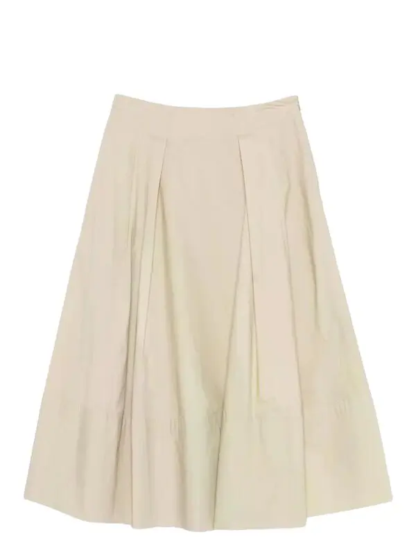 Woolrich A-line Pleated Skirt - Neutrals