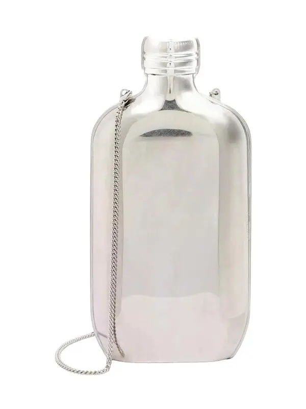 Calvin Klein Bottle Shaped Clutch Bag - Silver