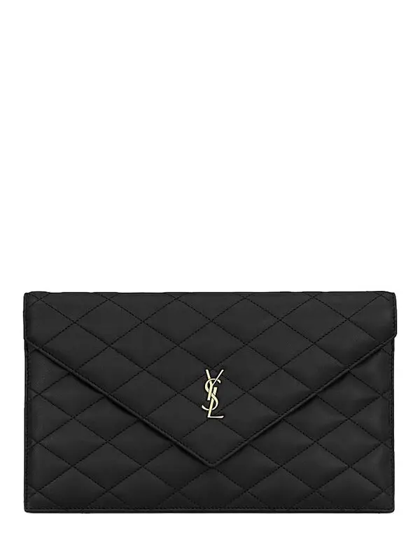Saint Laurent Paris Pouch - Black