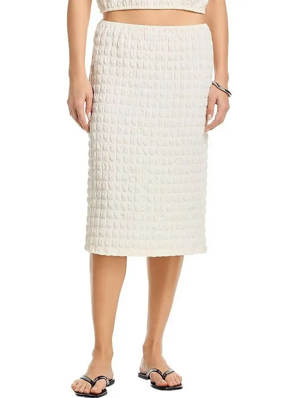 Proenza Schouler White Label Lori Textured Skirt - Off White