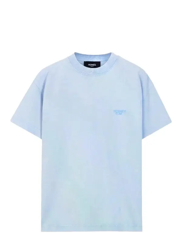 HOMIES MARBELLA Logo-detail Cotton T-shirt - Blue