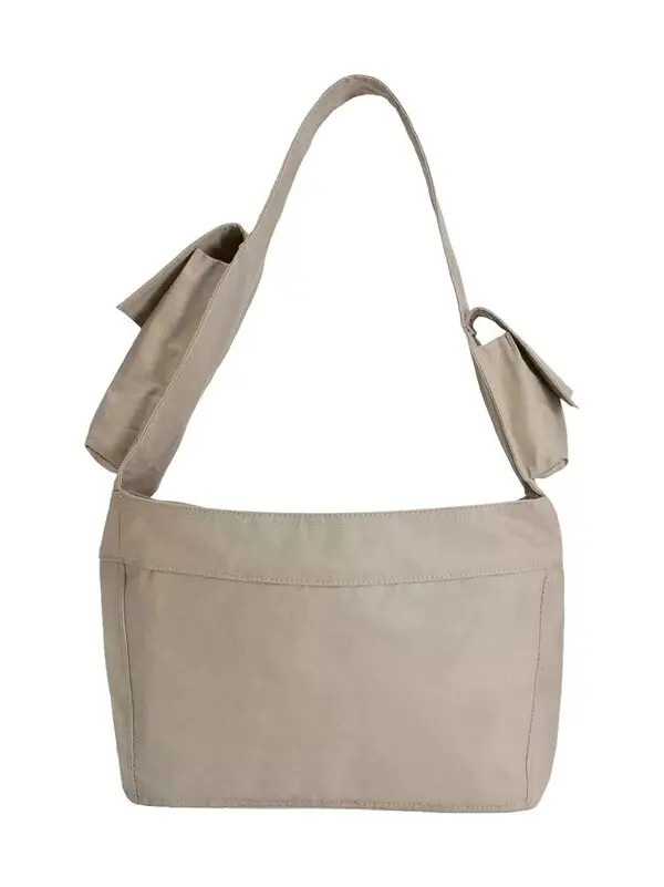 Y3 Newspaper Shoulder Bag - Neutrals