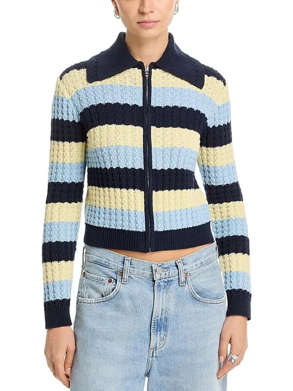 Guest In Residence Kirby Cardigan - Midnight Combo