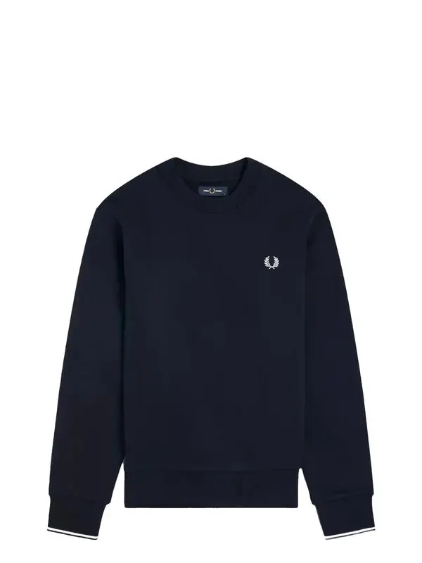 Fred Perry Logo-embroidered Sweatshirt - Blue
