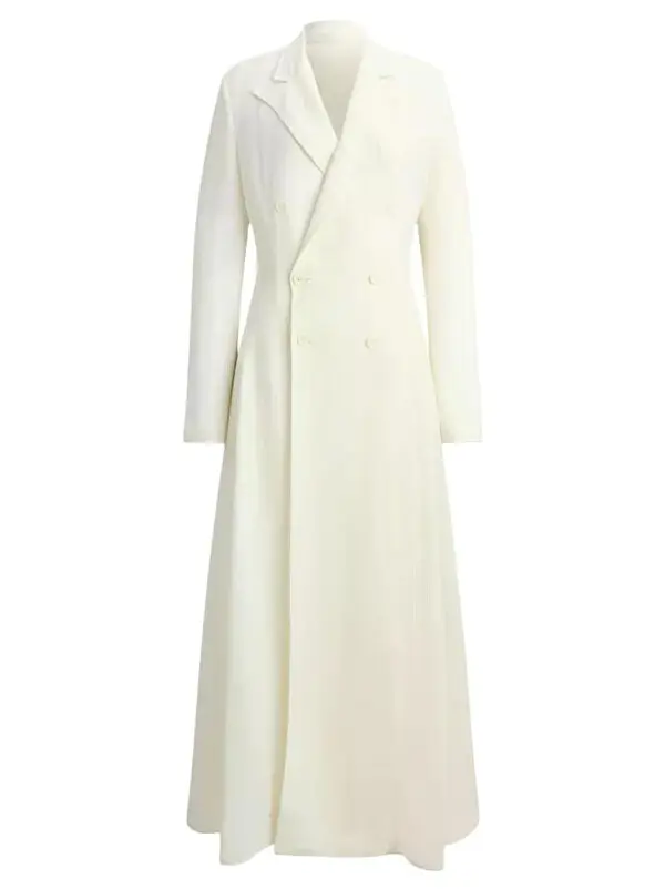 Ralph Lauren Reema Double-breasted Midi Dress - Neutrals