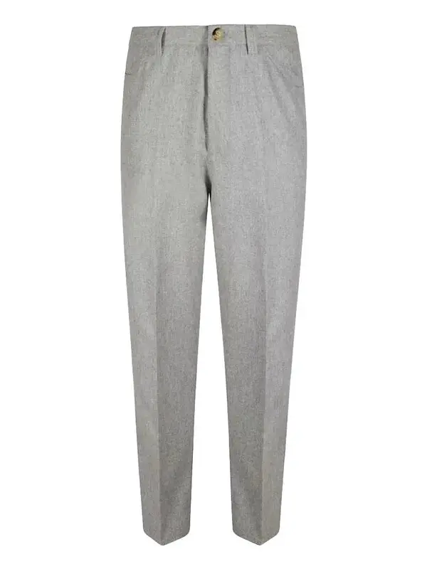 Brunello Cucinelli Straight Leg Trousers - Grey