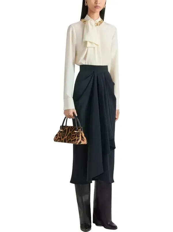 Givenchy Animal-print Leather Tote - Neutrals